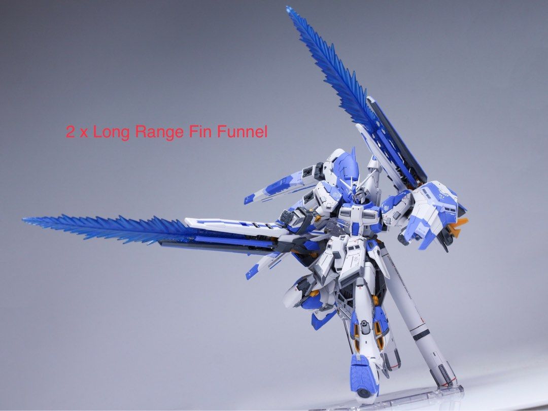 RG Long Range Fin Funnel Cannon Fukuoka Gundam Expansion Set - Hi Nu Color by EW Model ...