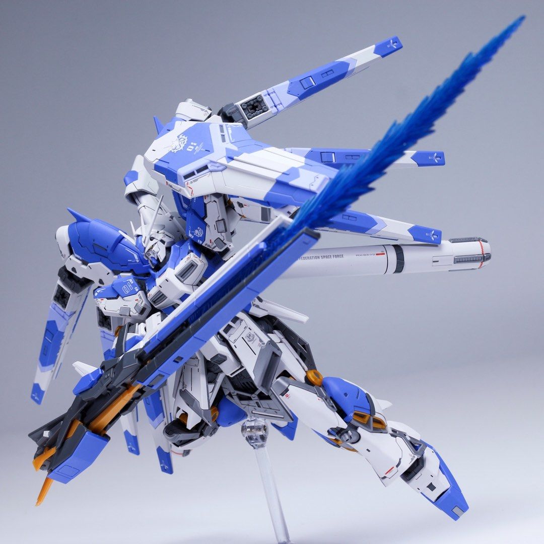 RG Long Range Fin Funnel Cannon Fukuoka Gundam Expansion Set - Hi Nu Color by EW Model ...