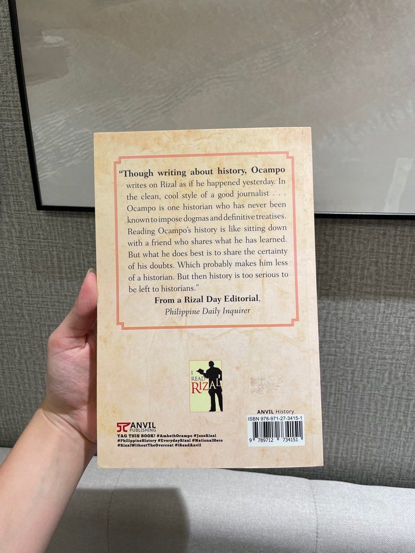 Rizal Without The Overcoat by Ambeth Ocampo, Hobbies & Toys, Books ...