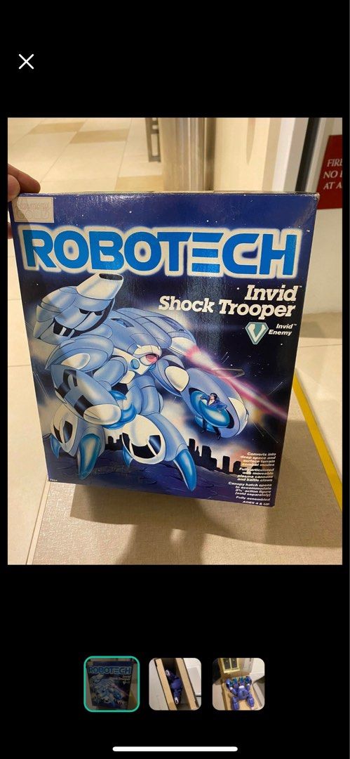 Robotech Macross Mospeada Invid Shock Trooper Bandai diecast Chogokin ...