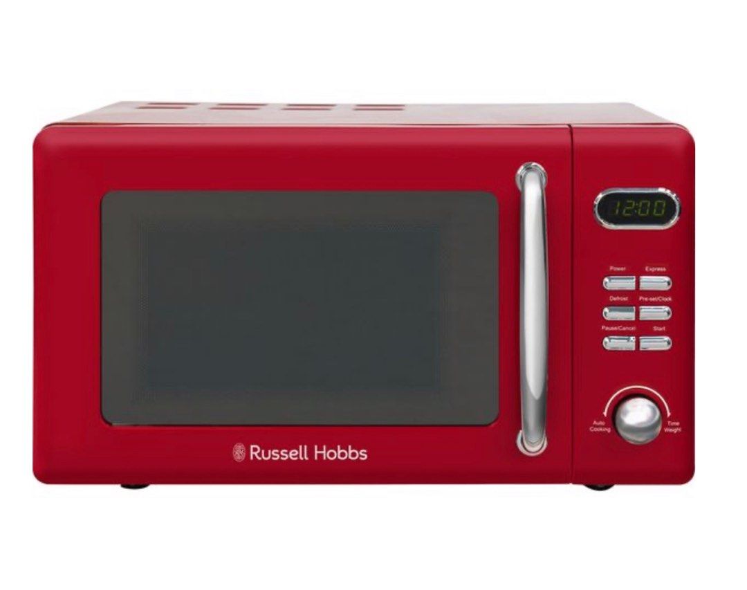 Russell Hobbs Red Microwave, TV & Home Appliances, Kitchen Appliances ...