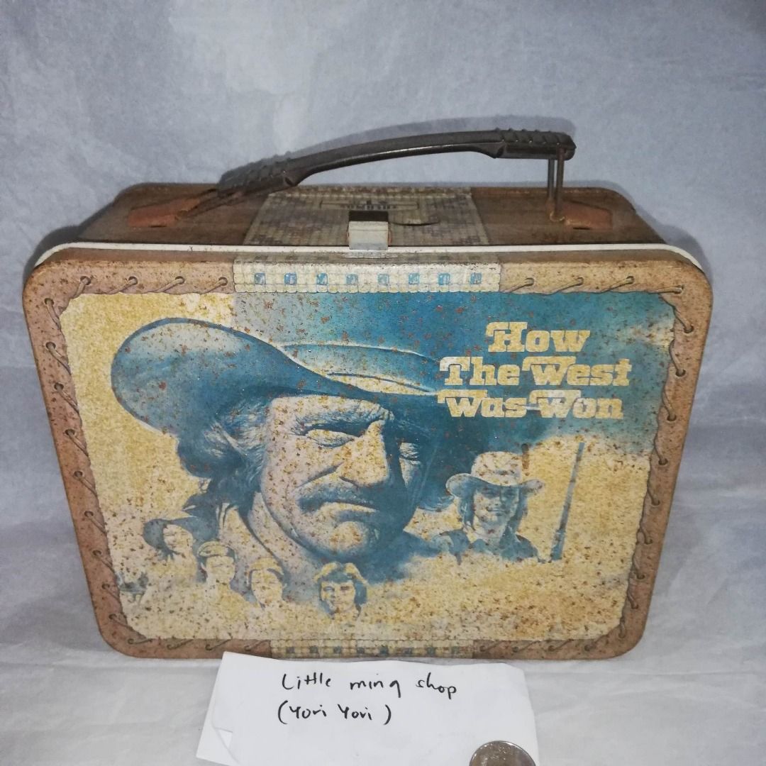 Rust Vintage 70s How The West Was Won Lunch Box Tin Lunchbox, Hobbies ...