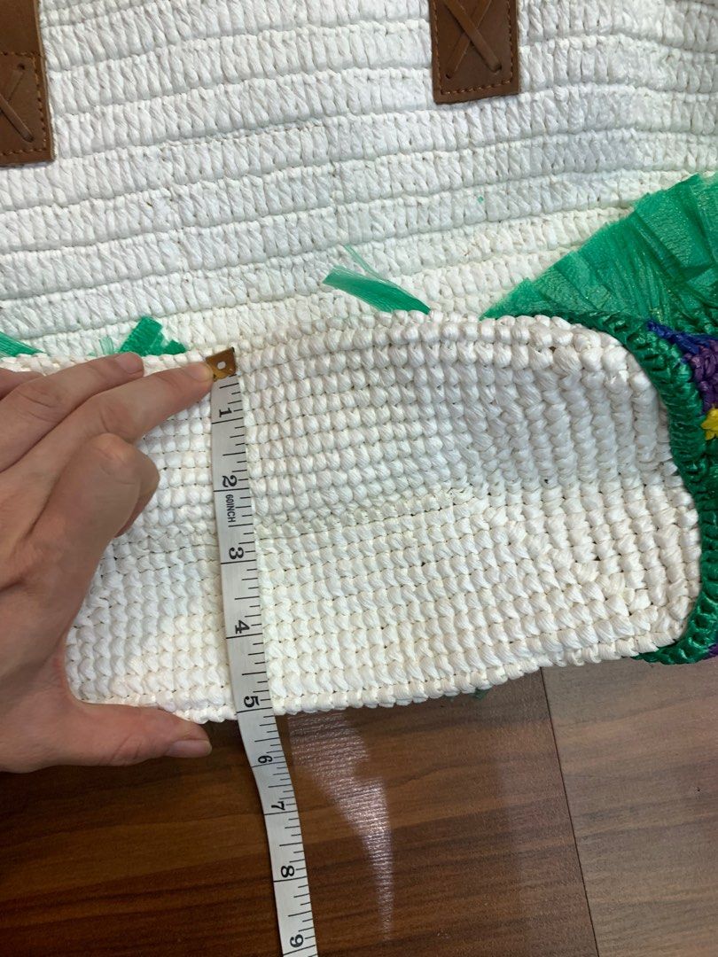 Rustan’s Tali White Woven Native Filipiniana Beach Tote Bag on Carousell