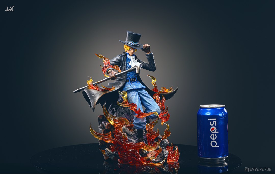 Sabo Flame Emperor GK Figure LX Studio One Piece, Hobbies & Toys, Toys ...