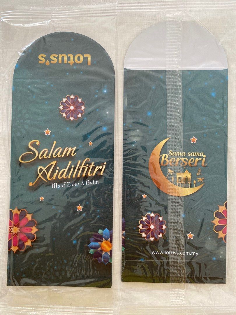 Sampul Duit Raya - Lotus 2023 (3 pieces), Hobbies & Toys, Stationery ...