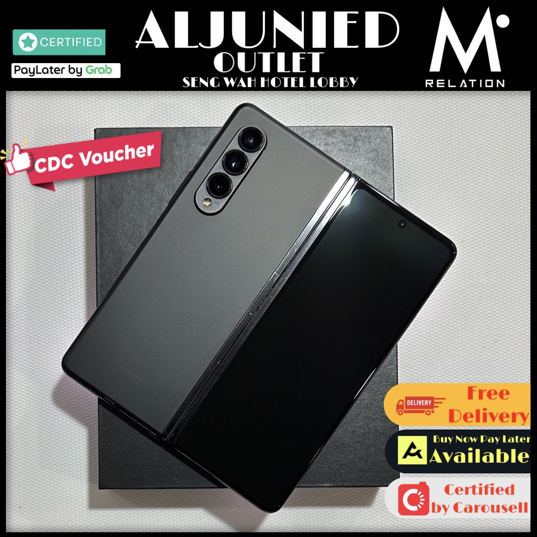 Samsung Galaxy Z Fold 3 5G 12/256GB Phantom Black #3803, Mobile Phones ...