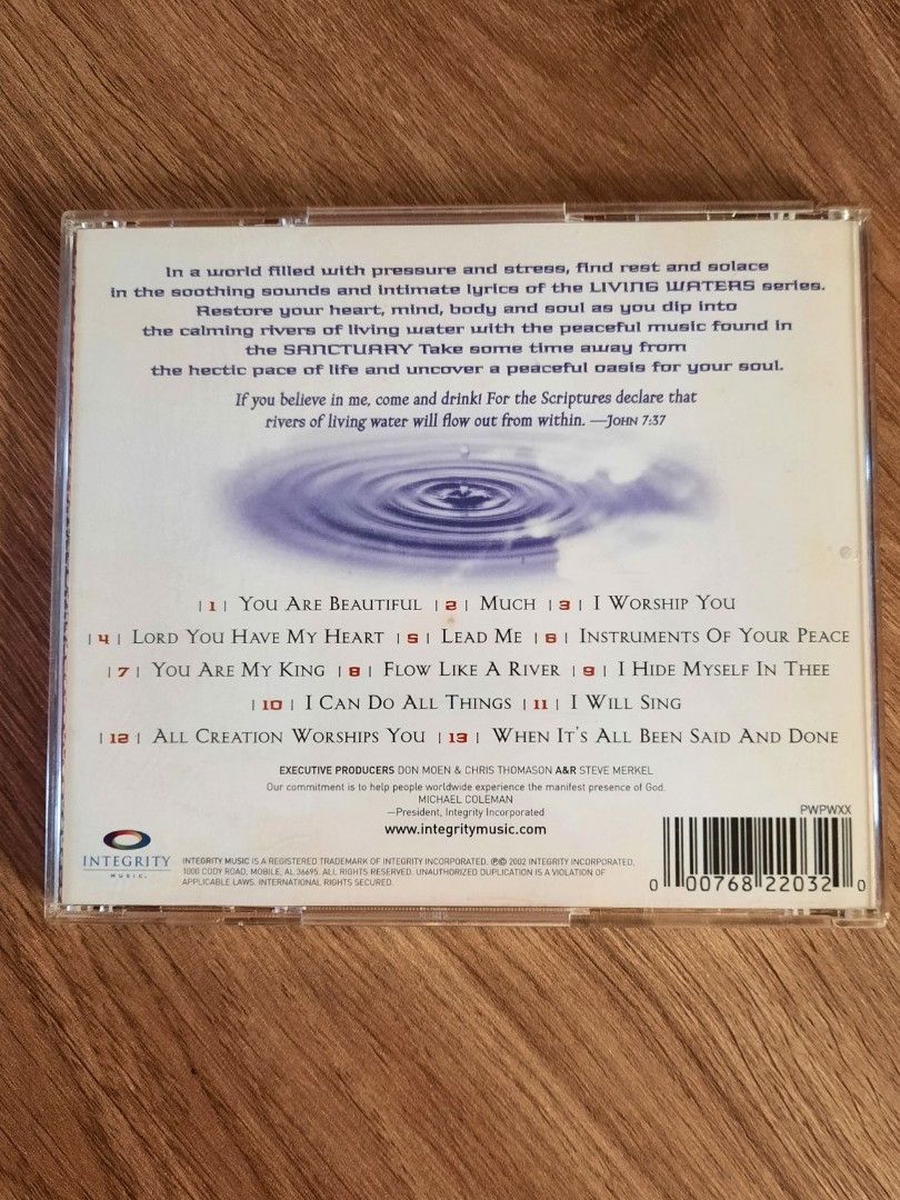 Sanctuary CD by Integrity Music, Hobbies & Toys, Music & Media, CDs ...