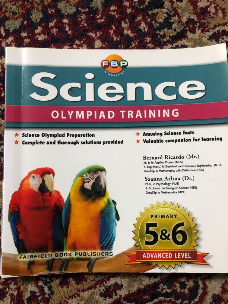 Science Olympiad P5 P6, Hobbies & Toys, Books & Magazines, Assessment ...