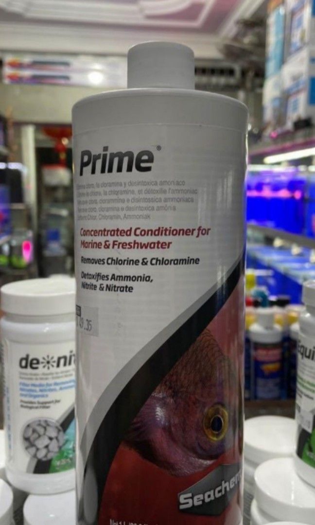 Seachem prime antichlorine 1 Litre, Pet Supplies, Homes & Other Pet ...