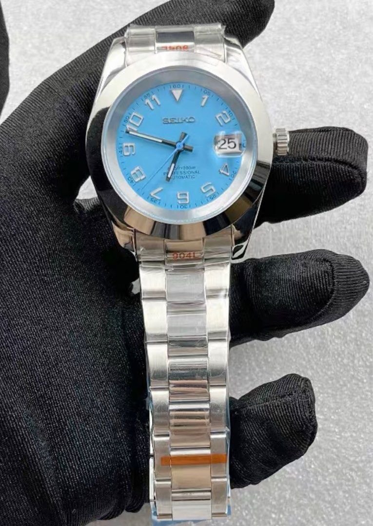 Seiko Mod 41mm custom ladies op date just style nh35, Women's Fashion ...