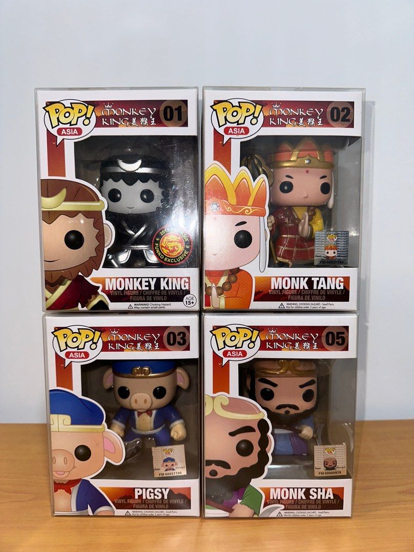 Set of 4: Journey To The West Monkey King Funko Pop, Hobbies & Toys ...