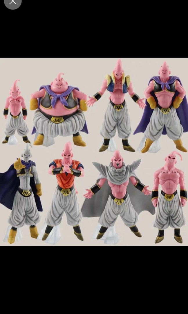 Set of 8 dragon ball majin buu series 10cm tall, Hobbies & Toys, Toys ...