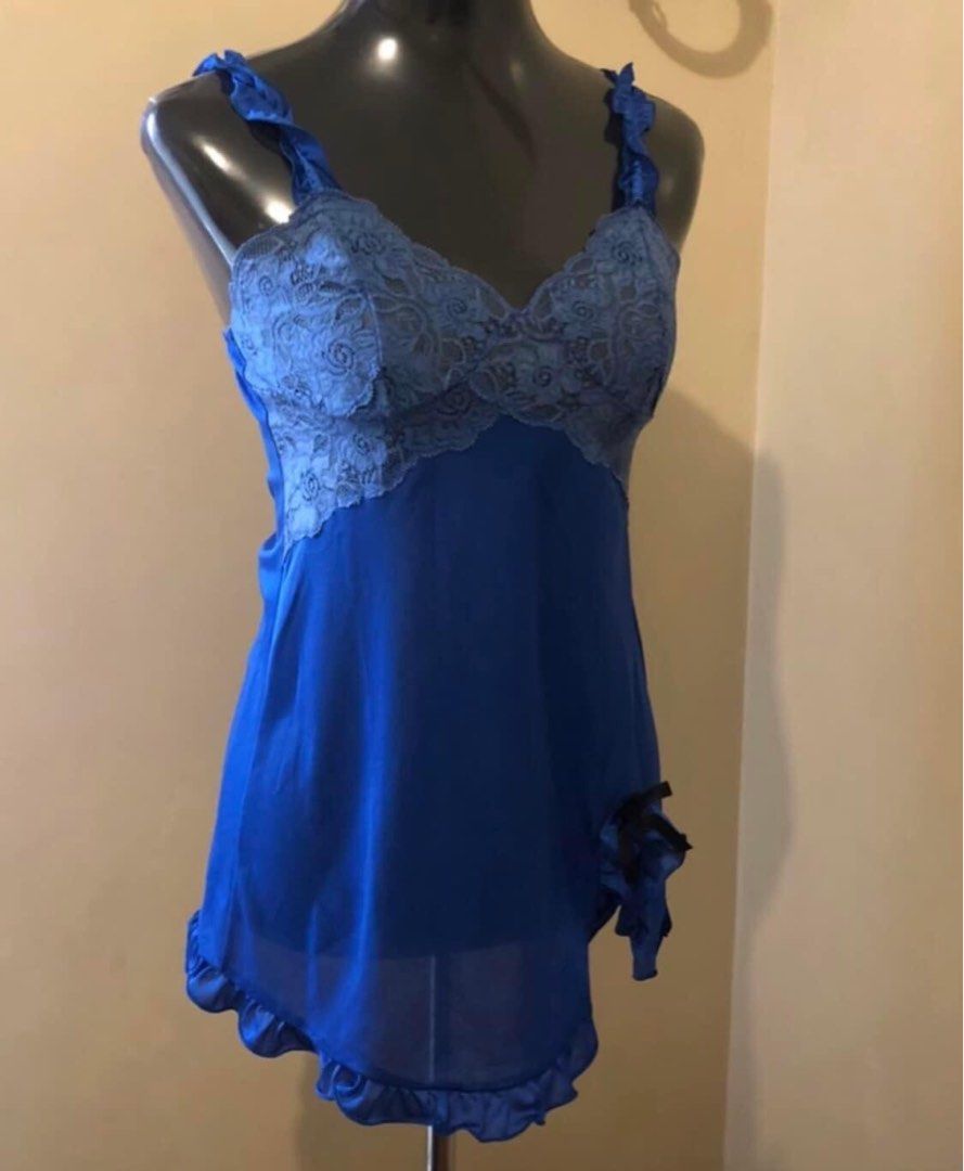 Sexy Lingerie royal blue on Carousell