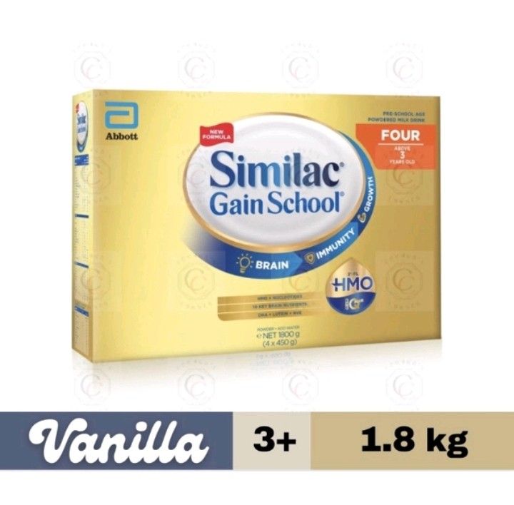 Similac Gain School 3+ 1.7kg, Babies & Kids, Nursing & Feeding ...