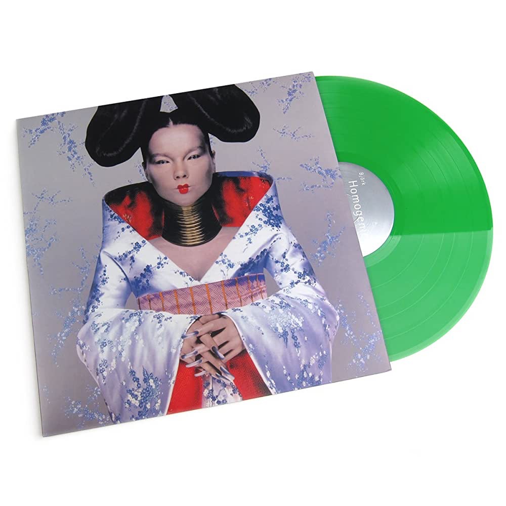 [Sold-out pressing] Bjork《Homogenic》HMV 1921 Centenary exclusive Green ...