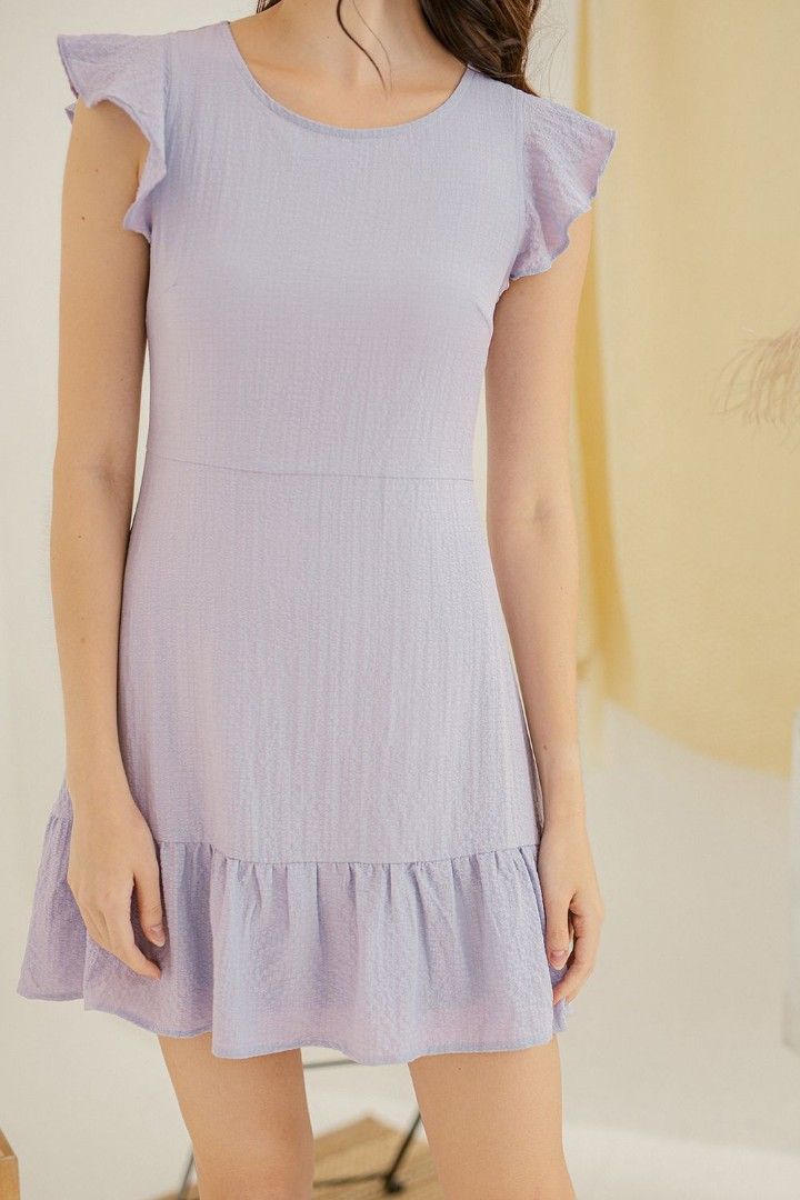 SSD ayla dress taro, Women's Fashion, Dresses & Sets, Dresses on Carousell