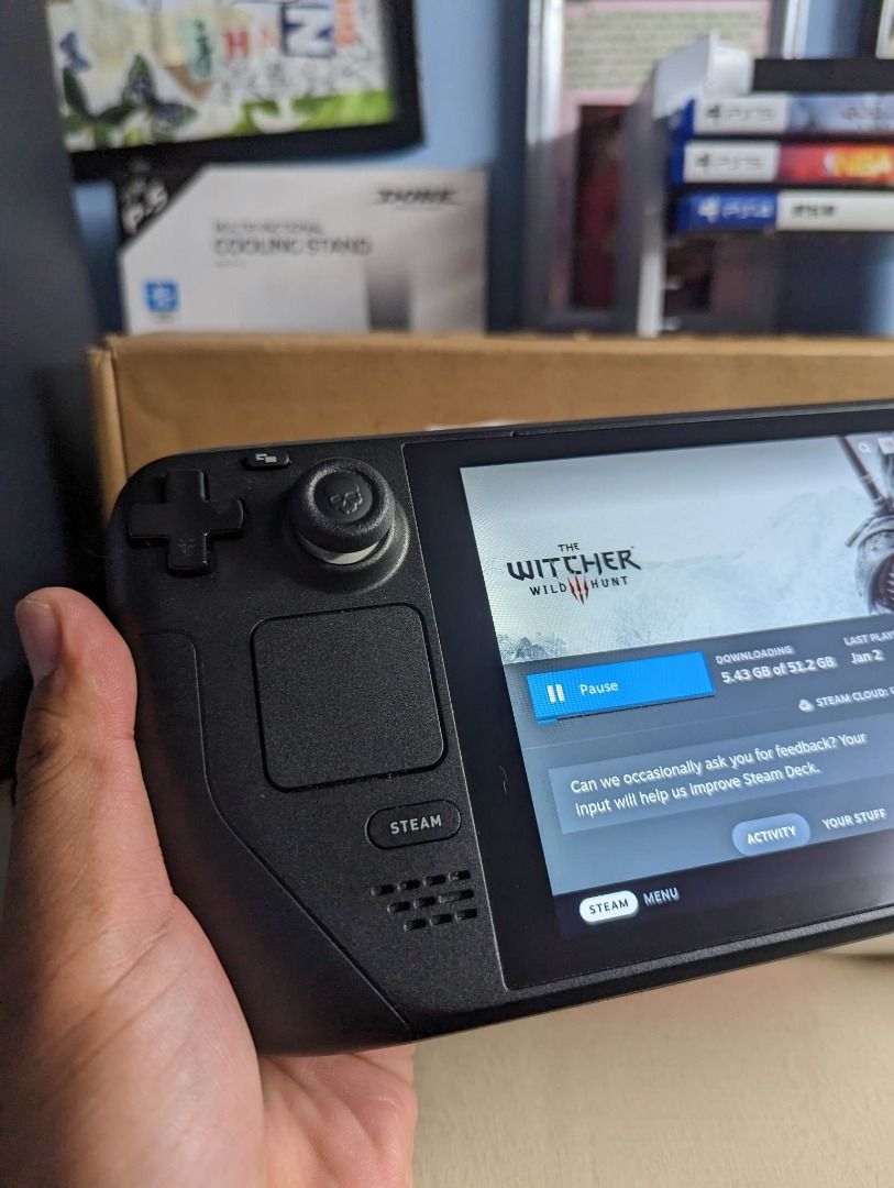 Steam Deck / SteamDeck 64GB + 128GB SD Card, Video Gaming, Video Game ...