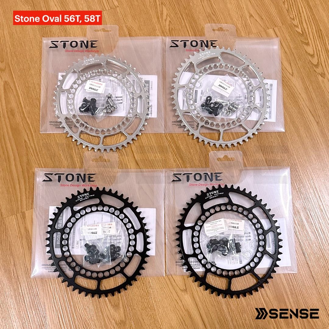 Stone Oval Chainring 50T to 60T for Brompton, Sports Equipment ...
