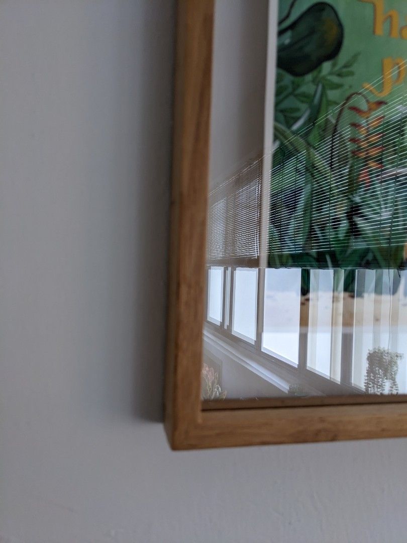 Teak finish wooden photo/picture frame - A4 and A3, Furniture & Home ...