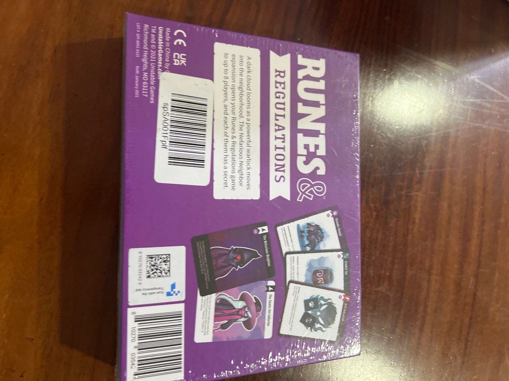 TeeTurtle Runes & Regulations: Nefarious Neighbor Expansion Pack - From the Creators of Unstable ...