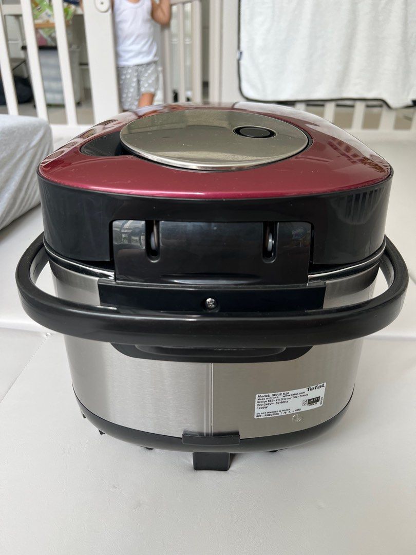 Tefal Pro RK8055 Spherical Pot Induction Fuzzy Logic Rice Cooker, TV ...