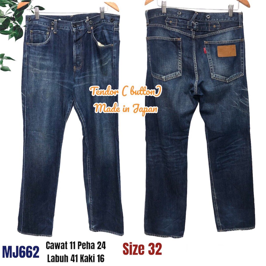 Tendor Japan Jeans, Men's Fashion, Bottoms, Jeans on Carousell