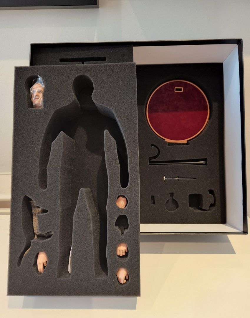 The Godfather Head , Stage , accessories and box Damtoys ( x HOT TOYS ...