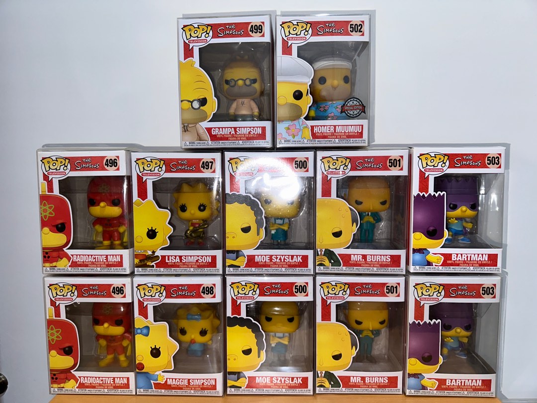 The Simpsons Funko Pops, Hobbies & Toys, Toys & Games on Carousell