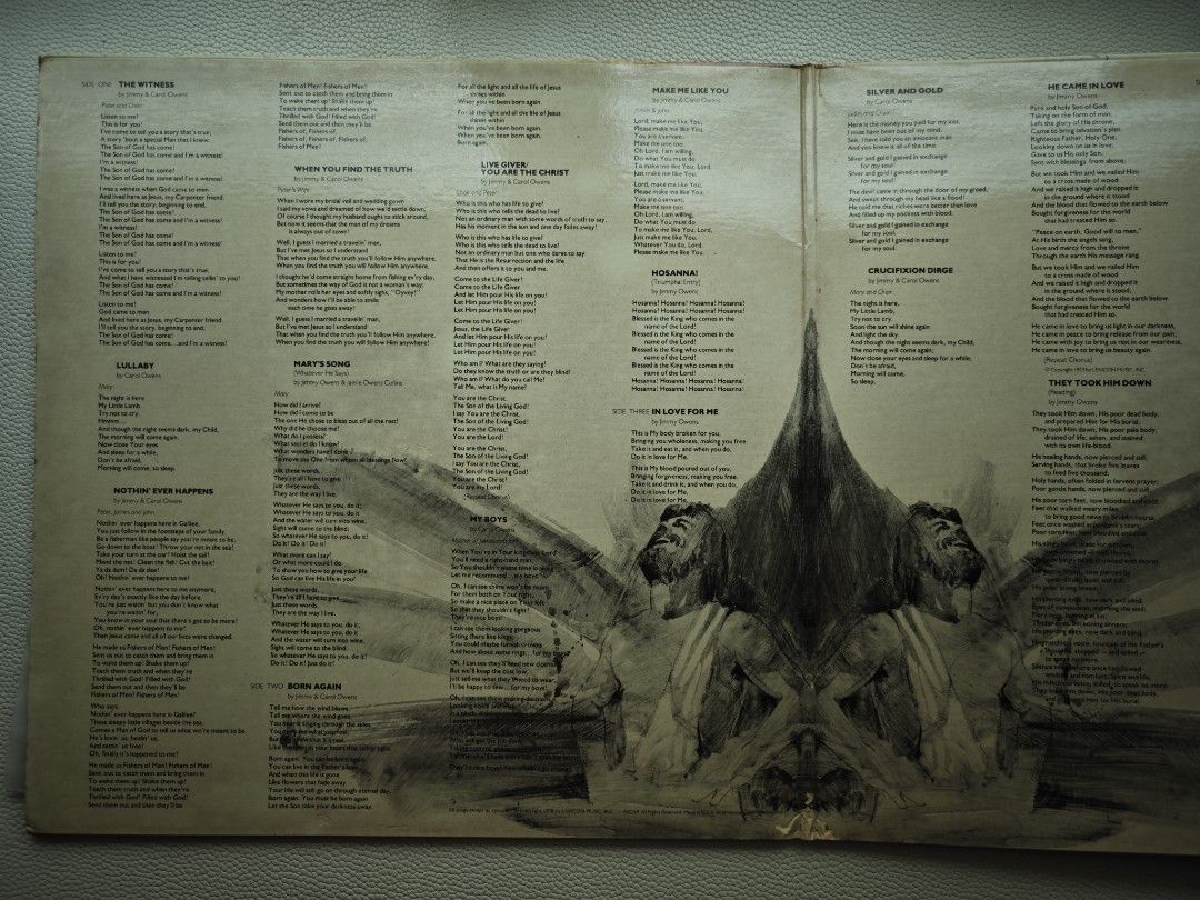 The Witness Musical by Jimmy and Carol Owens - story about Jesus ...