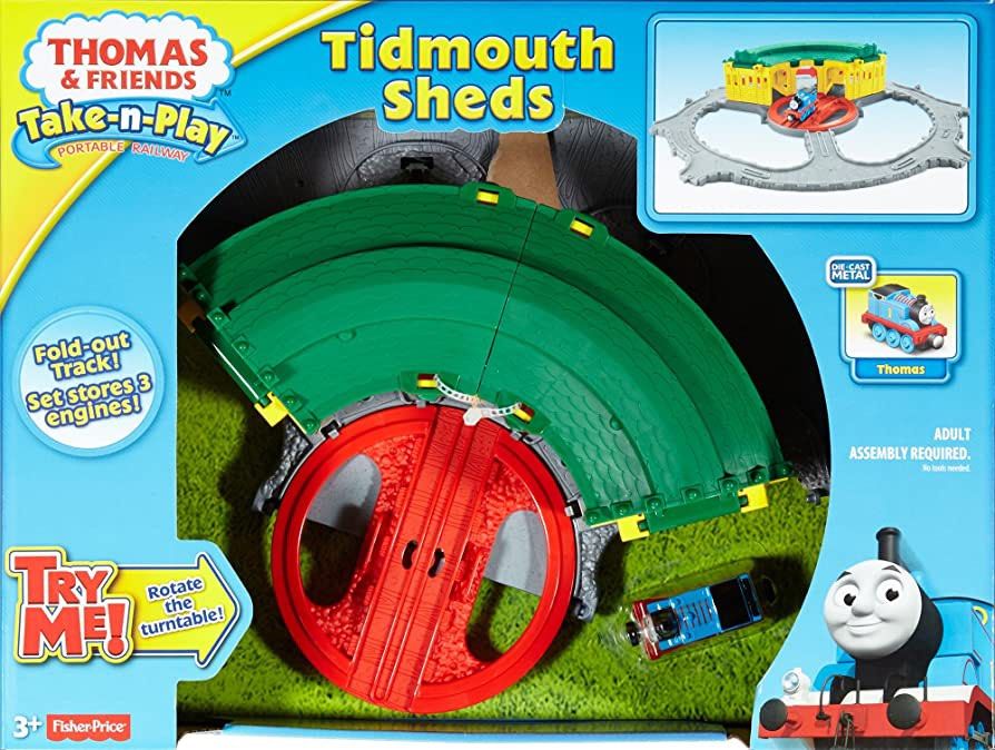 Thomas & Friends Take-n-Play Tidmouth Sheds Adventure Hub Die Cast ...