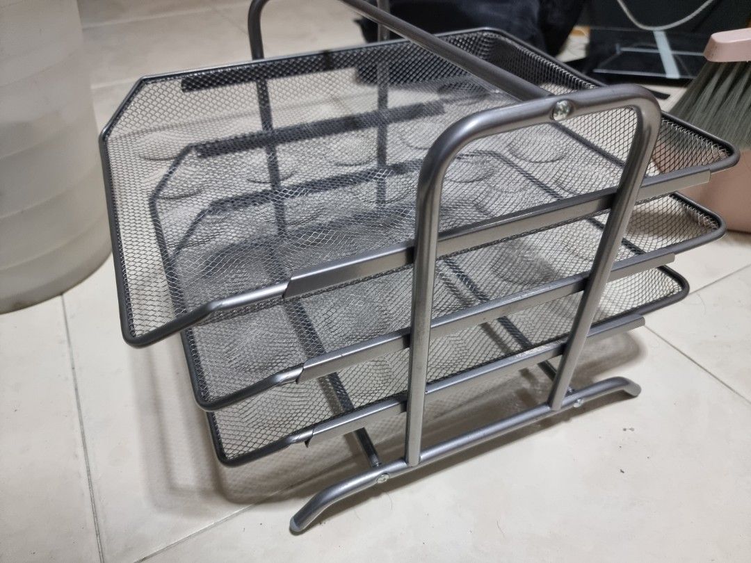 Three-layer Paper/Document Tray (Stainless Steel), Everything Else on ...