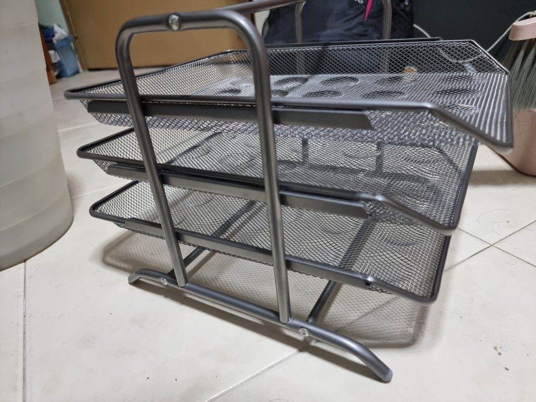 Three-layer Paper/Document Tray (Stainless Steel), Everything Else on ...
