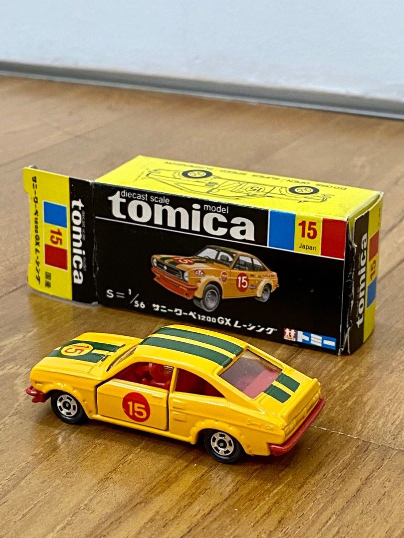 Tomica black box Nissan Sunny Coupe 1200GX made in Japan, Hobbies ...