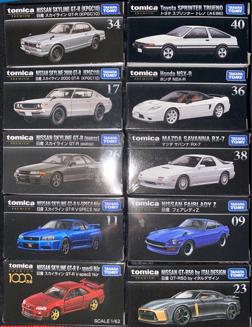 Tomica Premium Red R34, Hobbies & Toys, Toys & Games on Carousell