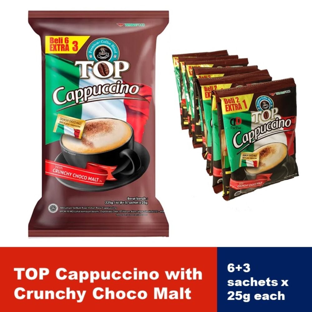 Top Cappuccino Crunchy Choco Malt 25g - STORE PICKUP / SAME DAY CASH ON DELIVERY / CHOOSE YOUR ...