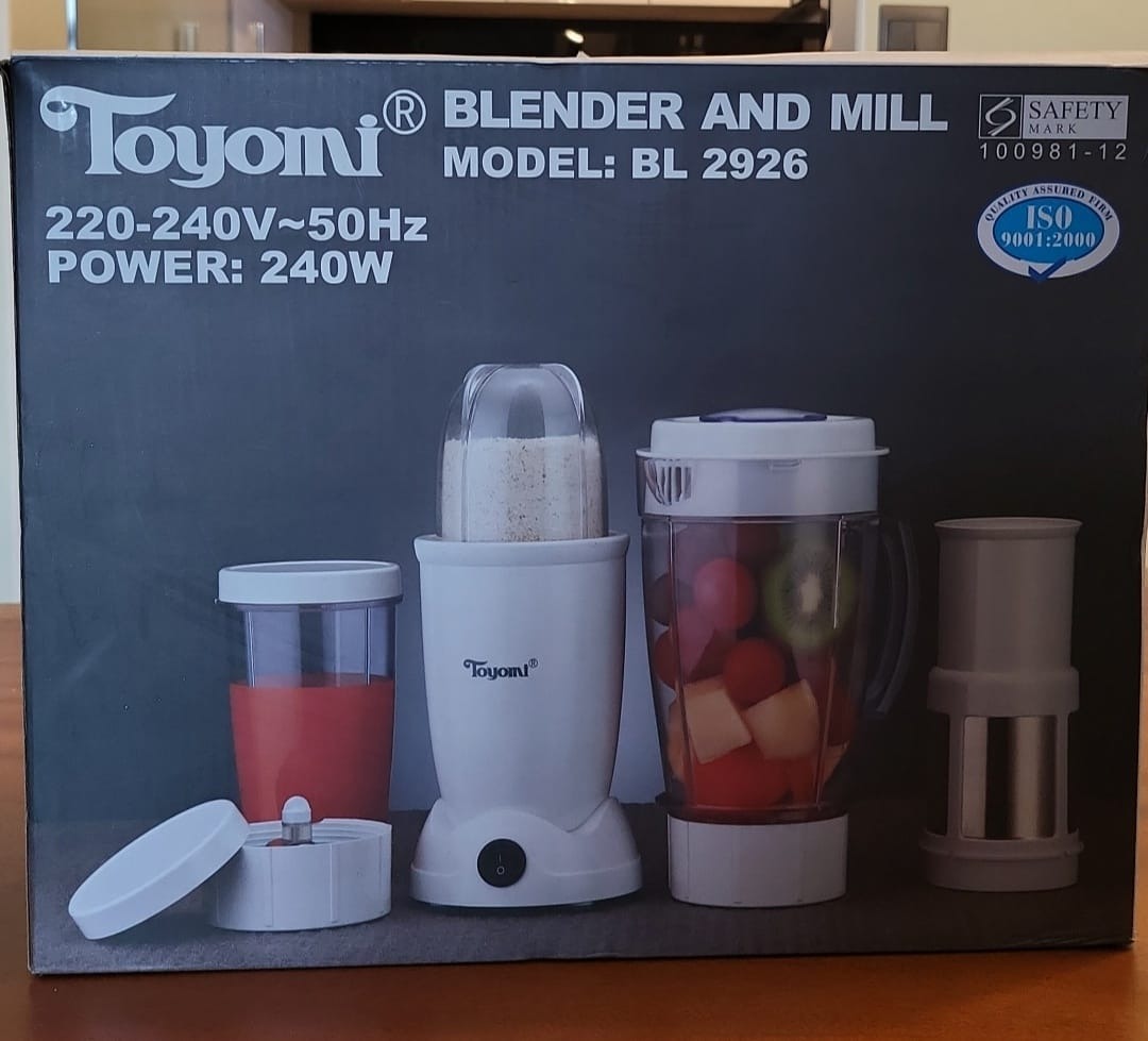 Toyomi blender and mill, TV & Home Appliances, Kitchen Appliances ...