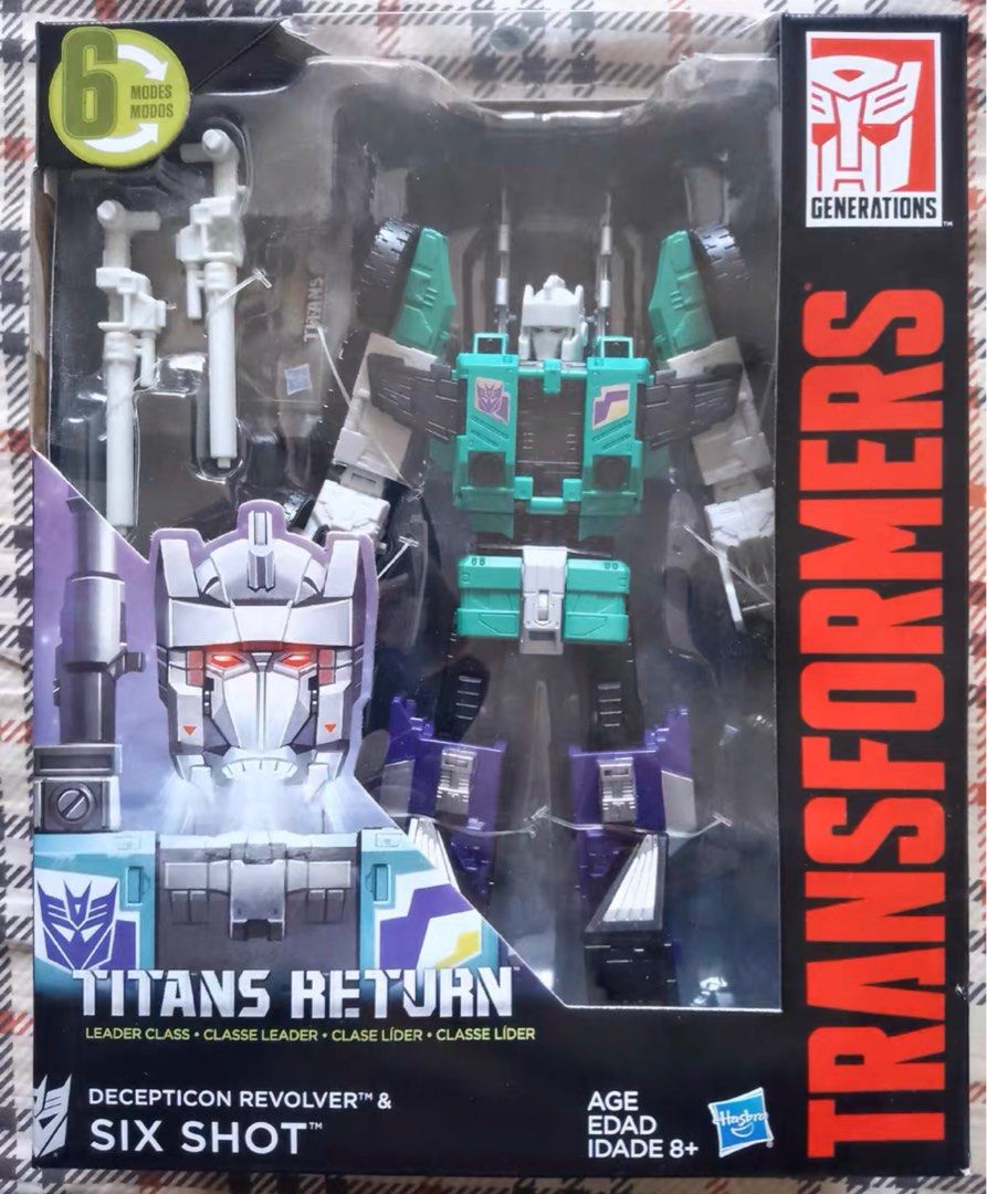 TRANSFORMERS TITANS RETURN LEADER SIX SHOT, Hobbies & Toys, Toys ...