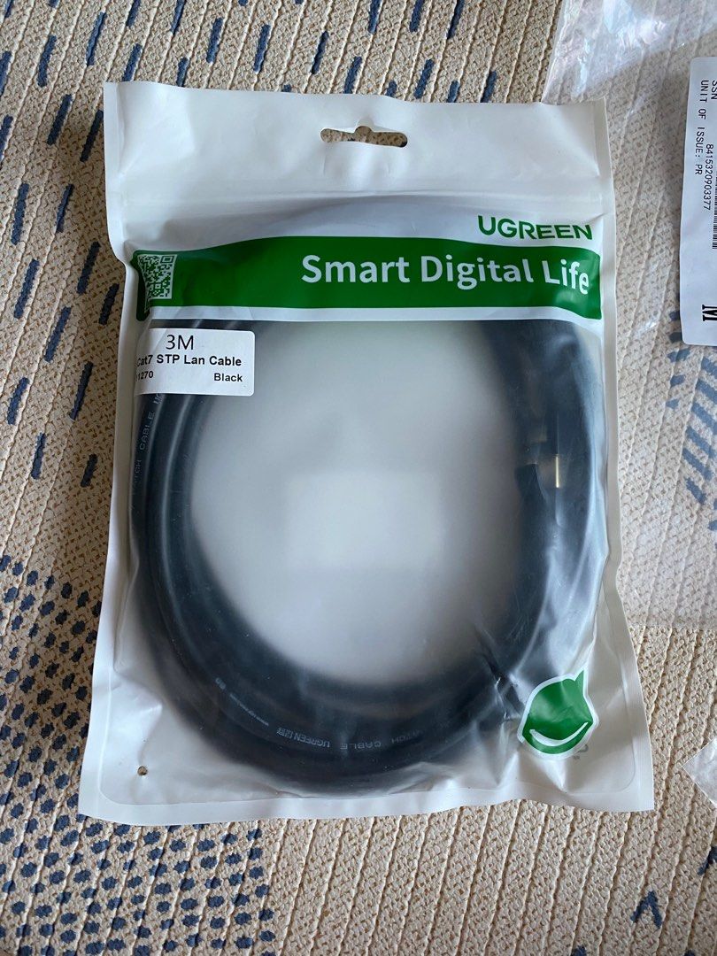Ugreen 3M Cat 7 STP Lan Cable, Computers & Tech, Parts & Accessories ...