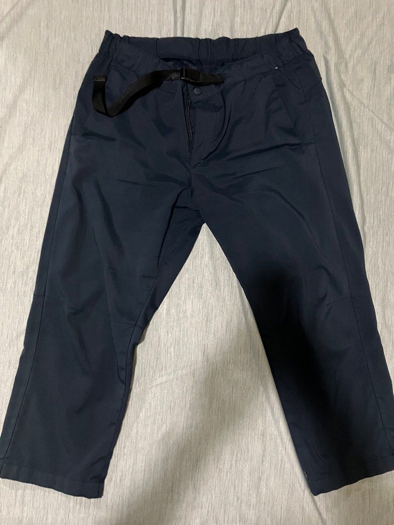 UNIQLO Capri pants- black and dark blue, Men's Fashion, Bottoms ...