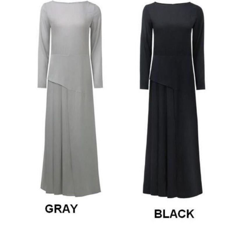 Uniqlo X Hana Tajima Dress, Women's Fashion, Muslimah Fashion, Kaftans ...