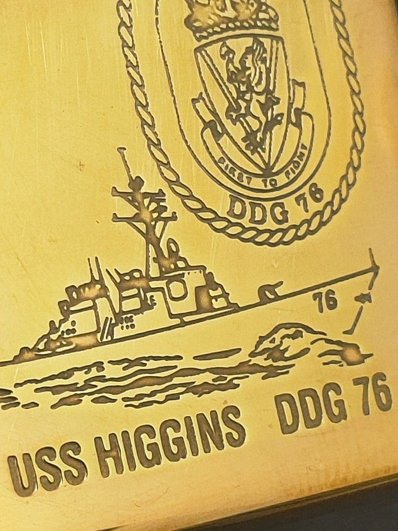 USS HIGGINS DDG 76 ZIPPO NAVY, Hobbies & Toys, Collectibles ...