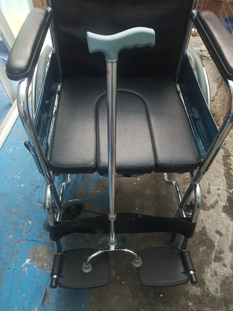 Wheelchair and Cane for sale on Carousell