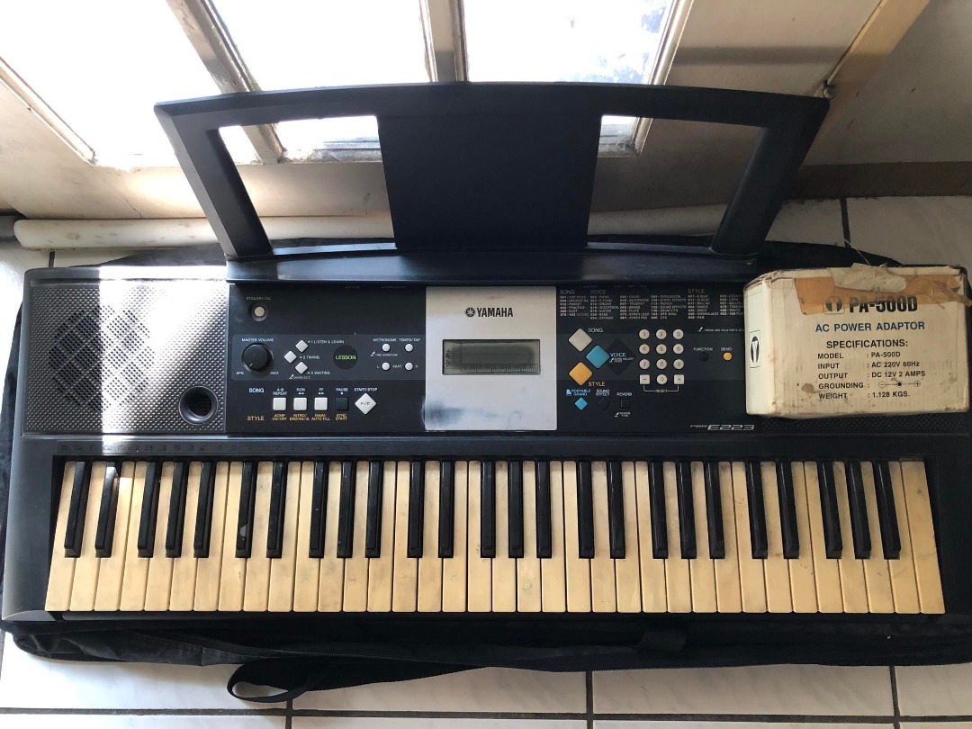 Yamaha PSR-e223 Keyboard, Hobbies & Toys, Music & Media, Musical ...
