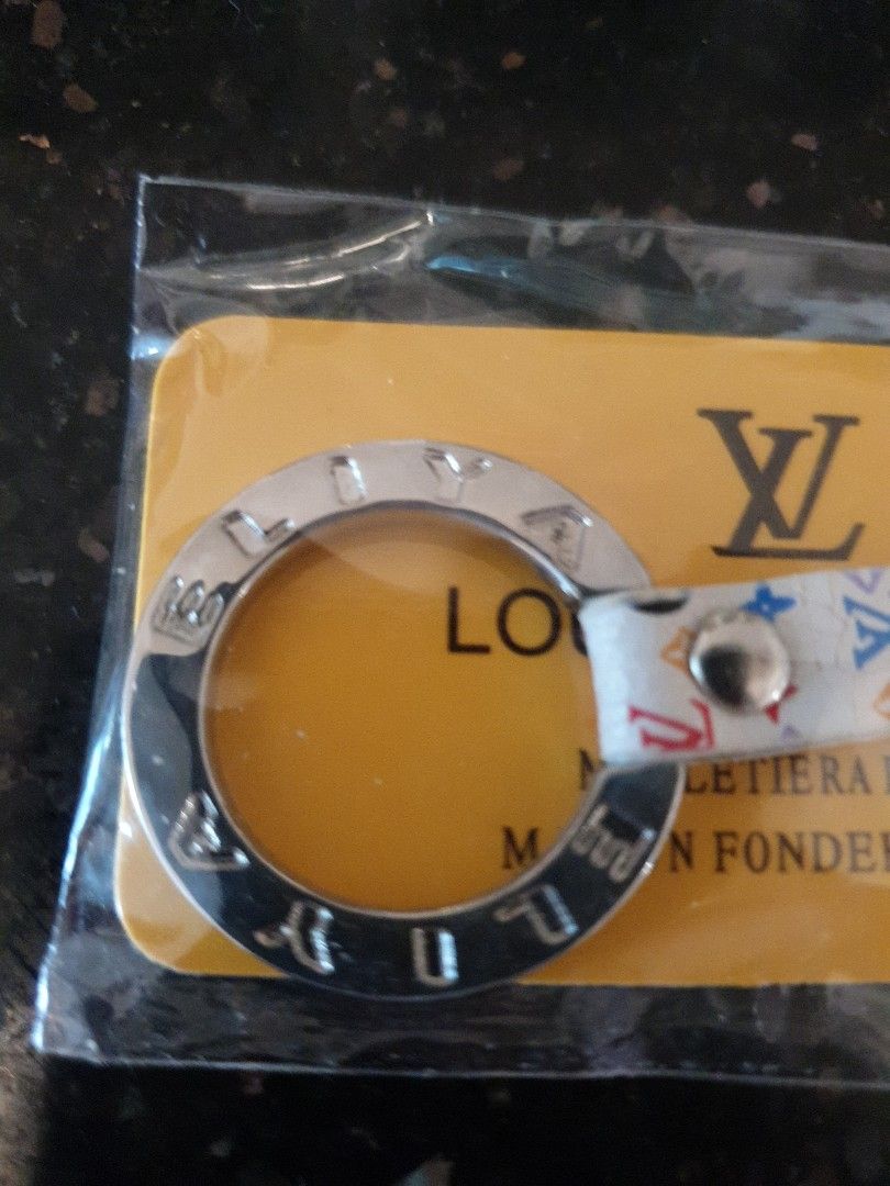 YSL LEATHER KEY CHAIN, Luxury, Accessories on Carousell