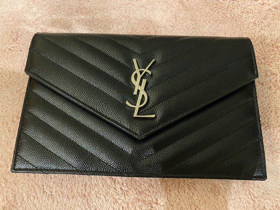 YSL WOC wallet and chain, Women's Fashion, Bags & Wallets, Cross-body ...