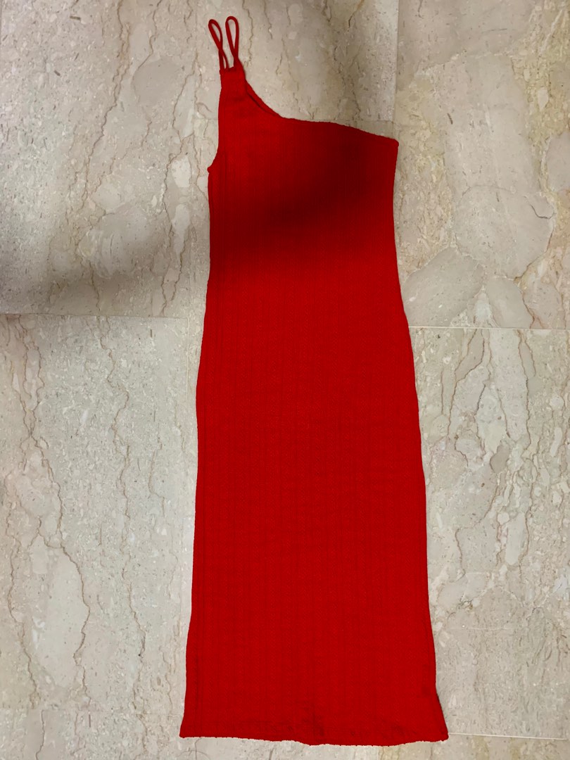 Zara red toga dress, Women's Fashion, Dresses & Sets, Dresses on Carousell