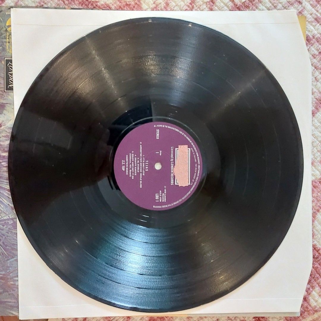 ZZ Top - Tejas vinyl record, Hobbies & Toys, Music & Media, Vinyls on ...