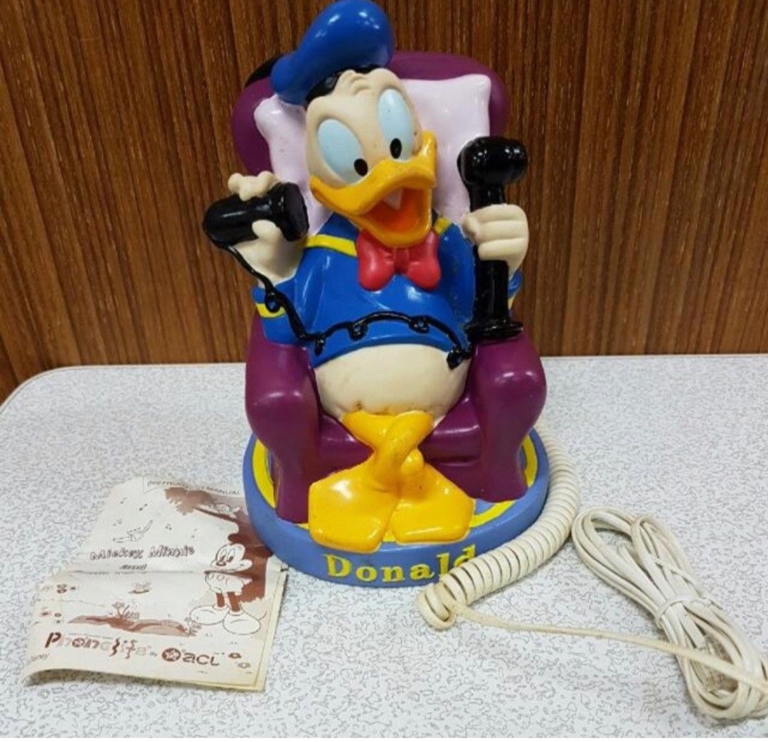 #0310 brand new Donald Duck telephone, Hobbies & Toys, Memorabilia ...