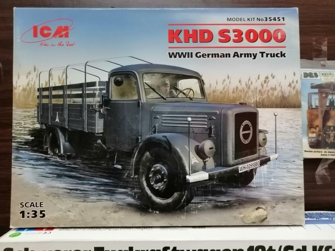 ＃040912：全新1/35 TAMIYA FAMO + ICM KHD 3000 + DES RESIN 補件, 興趣及遊戲, 玩具 ...