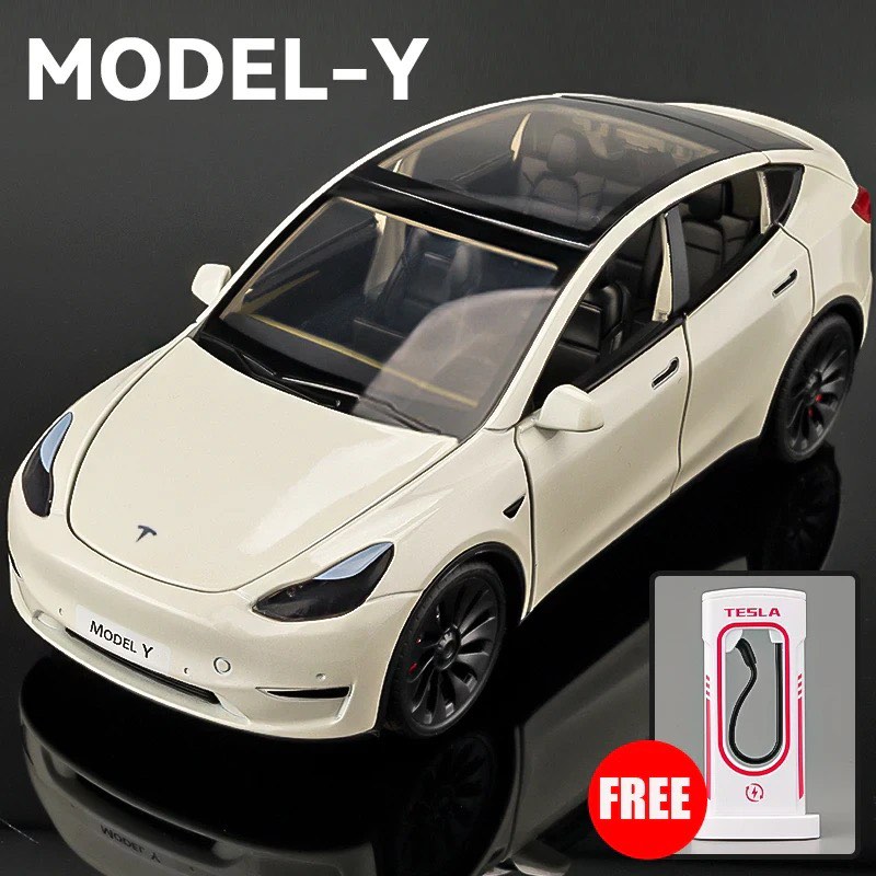 1:24 Tesla Model Y NEW MODEL + Car Plate Customisation!, Hobbies & Toys ...